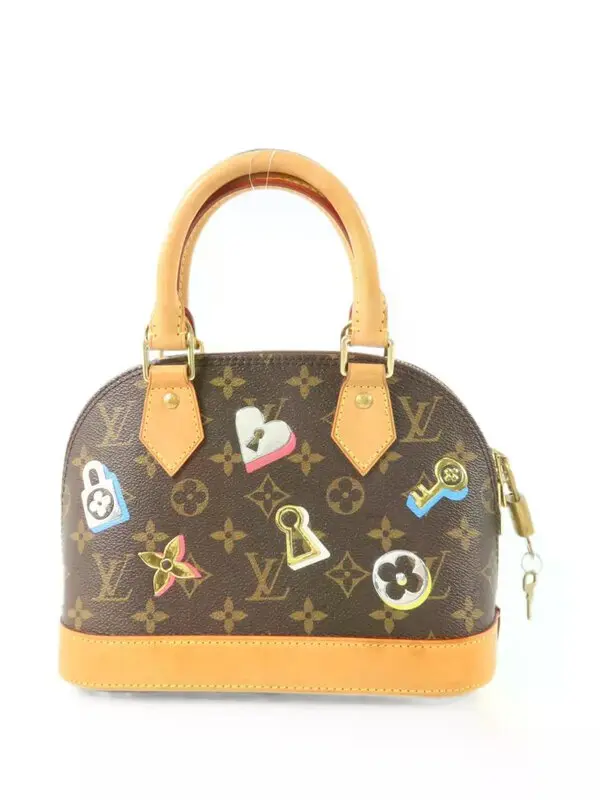 LOUIS VUITTON Love Lock Alma Bb Tote Bag