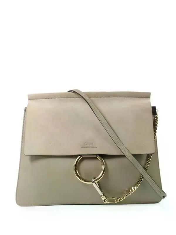 Chloé Faye Shoulder Bag - Grey