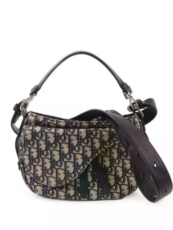 Dior Saddle Oblique Shoulder Bag - Neutrals