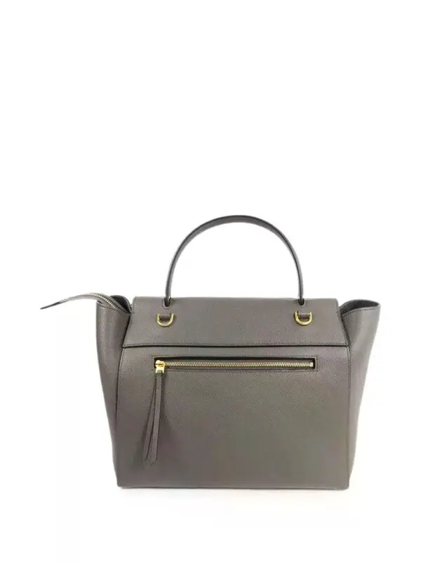 Celine Micro Belt Tote Bag - Grey