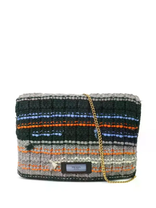 Prada Chain-link Crossbody Bag