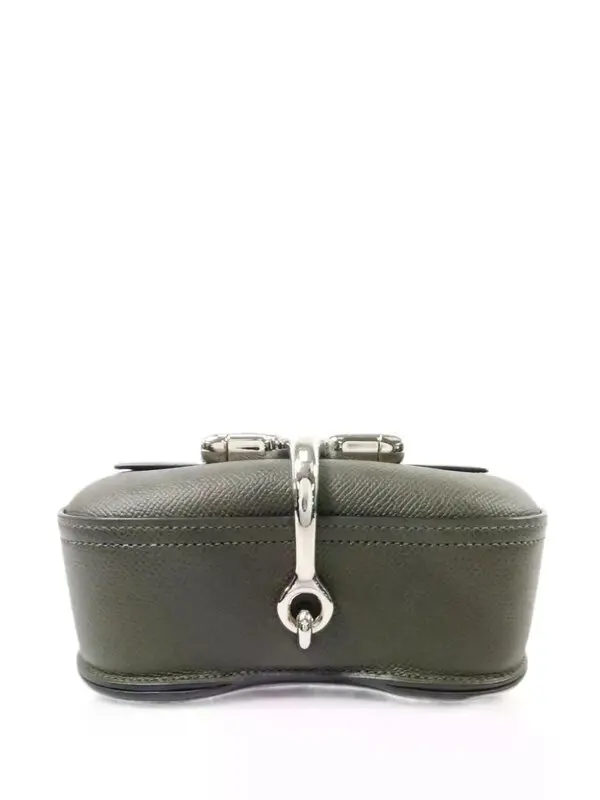 Hermès Mini Della Cavalleria Leather Shoulder Bag - Green