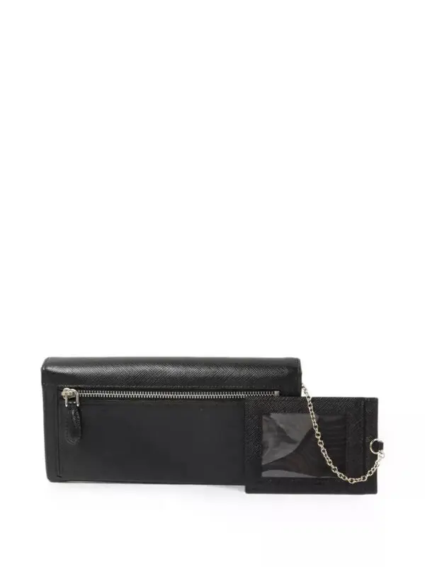 Prada Saffiano Leather Wallet - Black