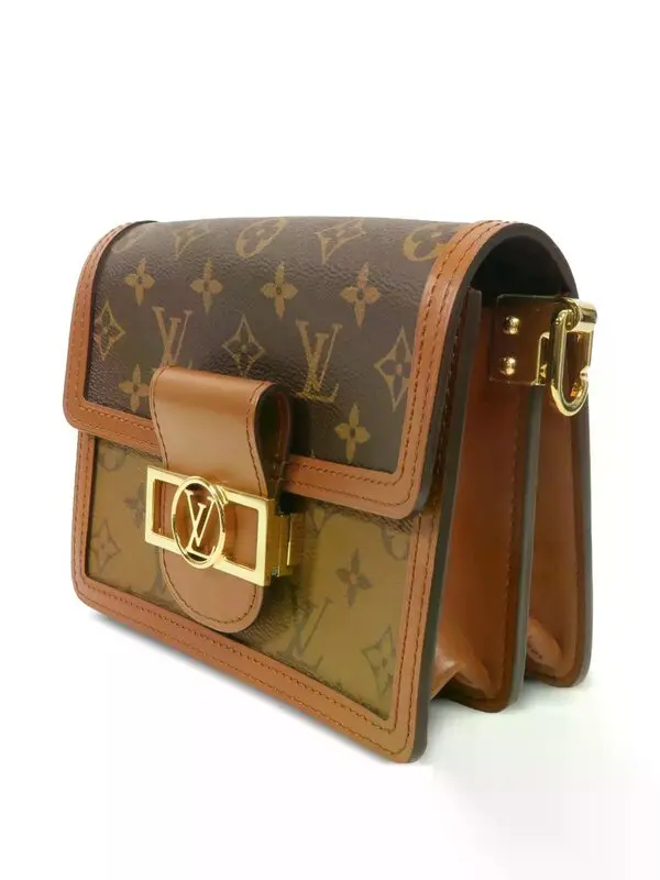 LOUIS VUITTON Monogram Reverse Dauphine Mini Shoulder Bag - Brown
