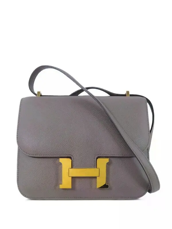 Hermès Constance Epsom Shoulder Bag - Grey