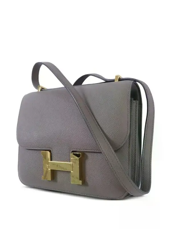 Hermès Constance Epsom Shoulder Bag - Grey