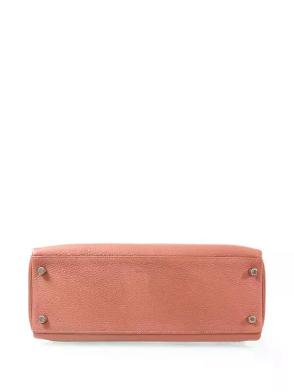 Hermès Kelly 32 Calf Leather Tote Bag - Pink