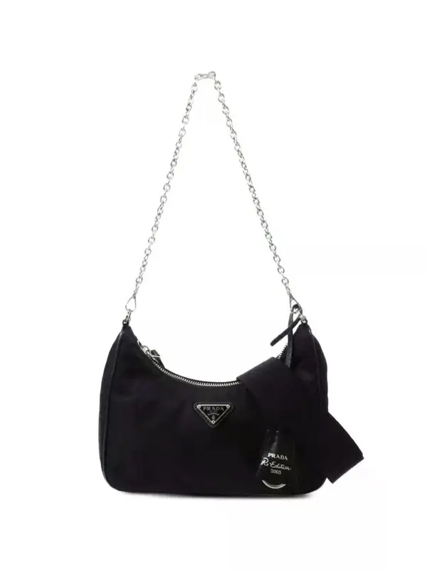 Prada 2005 Re-edition Shoulder Bag - Black