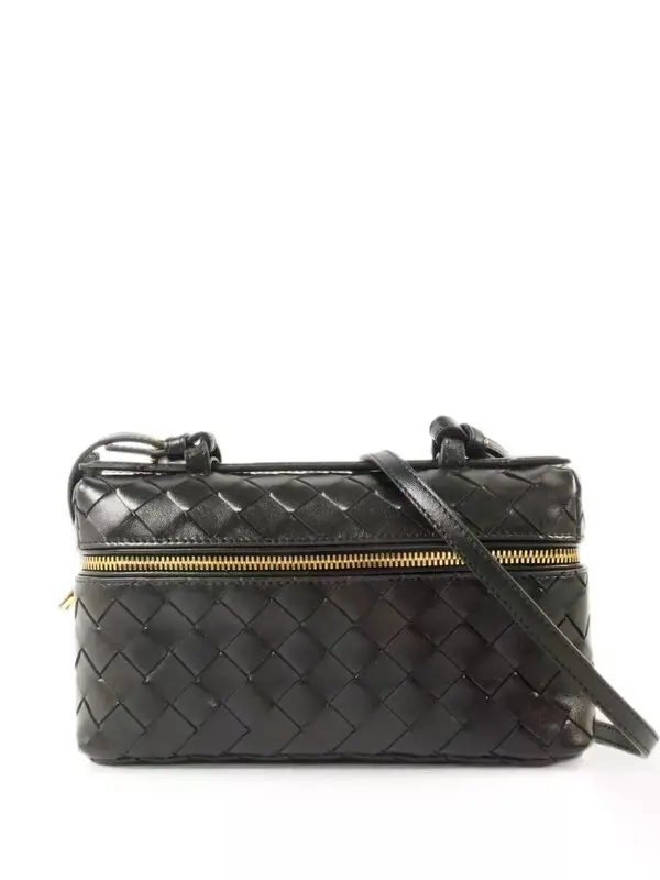 Bottega Veneta Bang Bang Intrecciato Shoulder Bag - Black