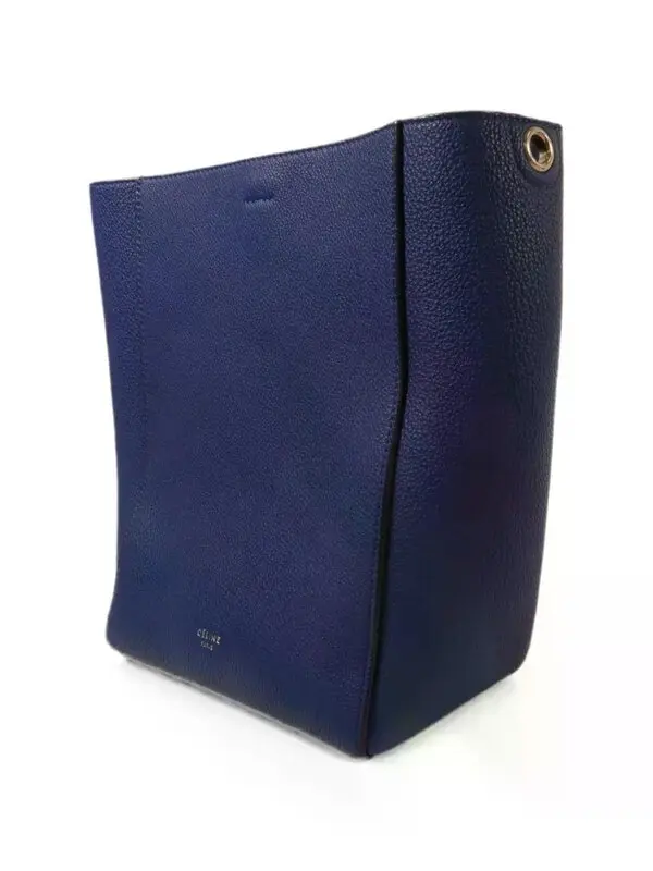 Celine Small Leather Bucket Bag