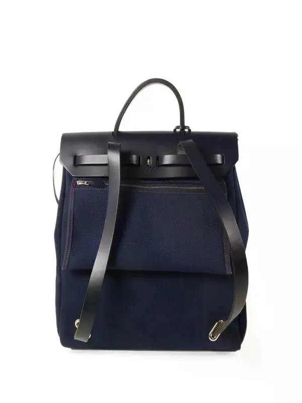 Hermès Herbag Backpack - Blue