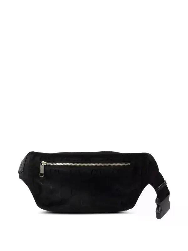 Gucci Gg-monogram Belt Bag - Black