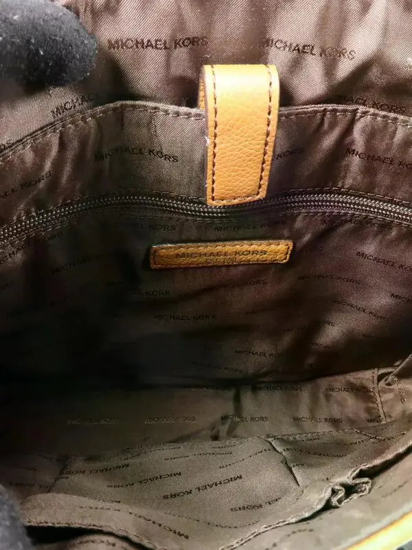 Michael Kors Pebbled Leather Messenger Bag