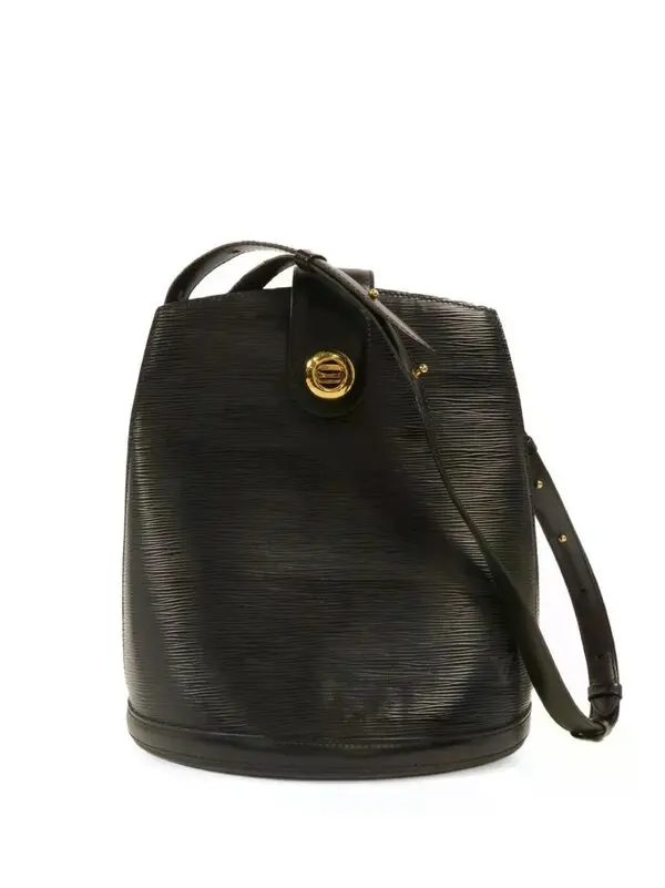 LOUIS VUITTON Epi Cluny Shoulder Bag - Black