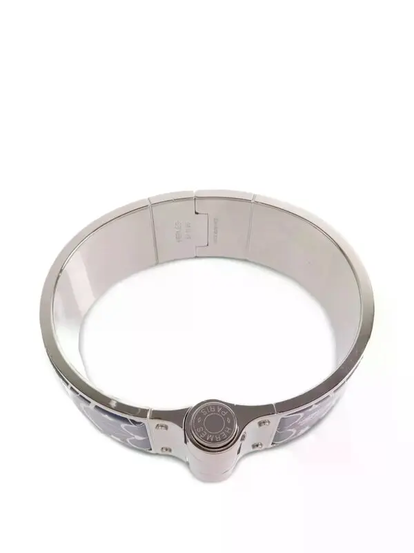 Hermès Charnière Enamel Bangle Bracelet
