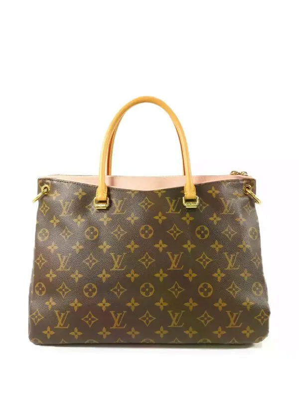 LOUIS VUITTON Pallas Monogram Tote Bag - Brown