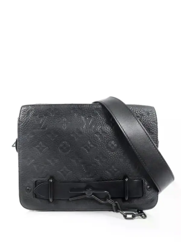 LOUIS VUITTON Monogram Taurillon Steamer Messenger Bag