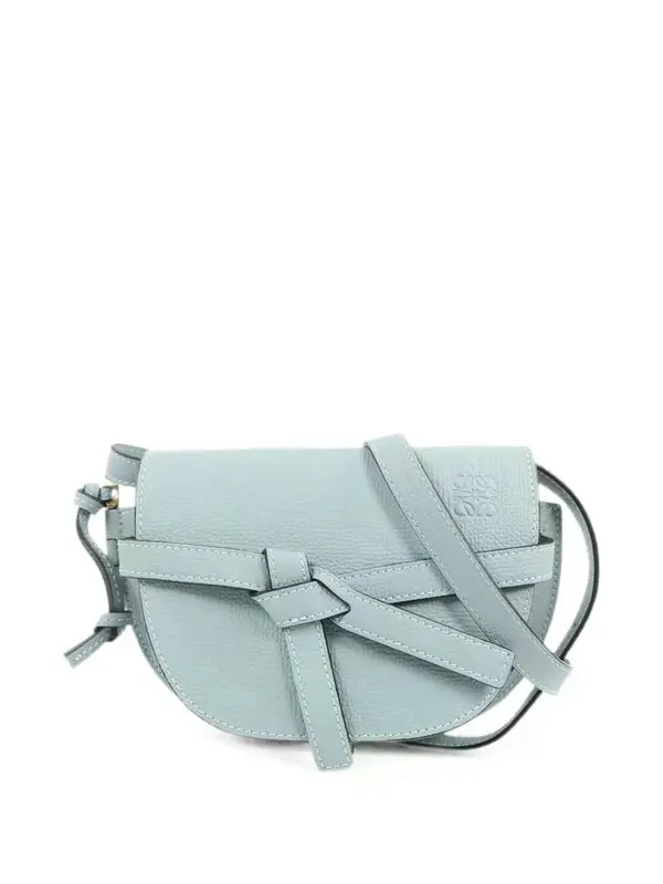 Loewe Mini Gate Dual Shoulder Bag - Blue