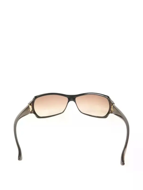 Gucci Horsebit Detail Rectangle Sunglasses - Black