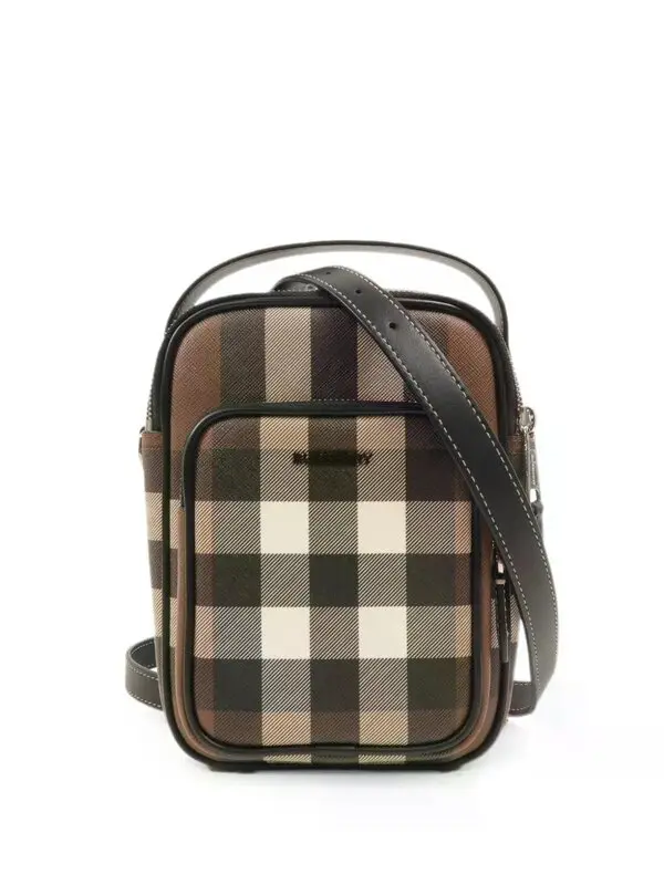 Burberry Check-print Shoulder Bag - Brown