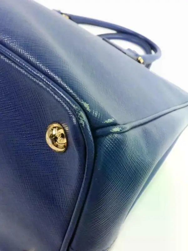 Prada Galleria Saffiano Leather Tote Bag - Blue