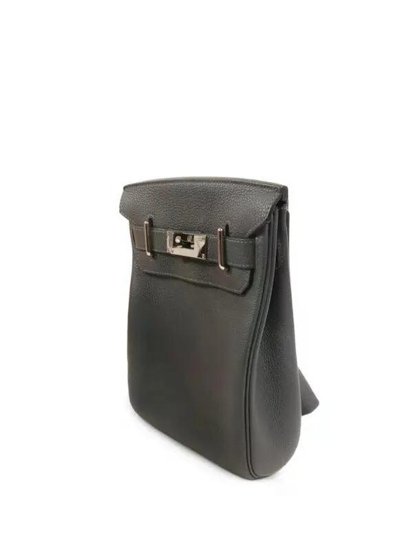 Hermès 2024 Pm Hac A Dos Togo-leather Backpack - Grey