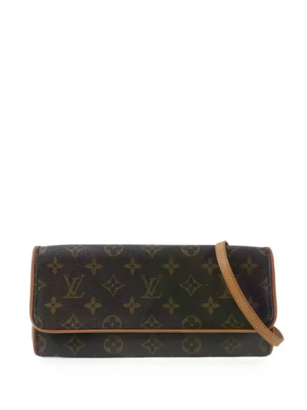 LOUIS VUITTON Gm Monogram Pochette Twin Shoulder Bag - Brown