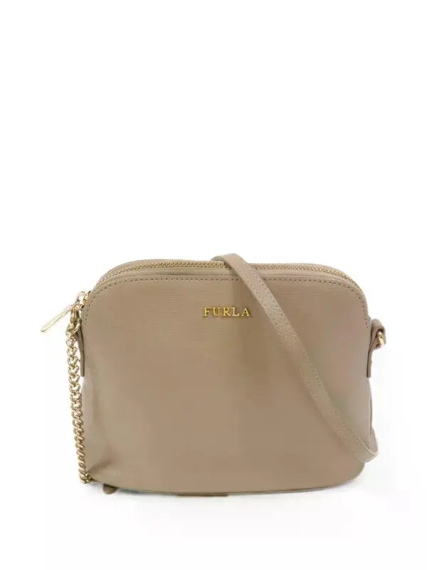 Fendi Calf Leather Shoulder Bag - Neutrals