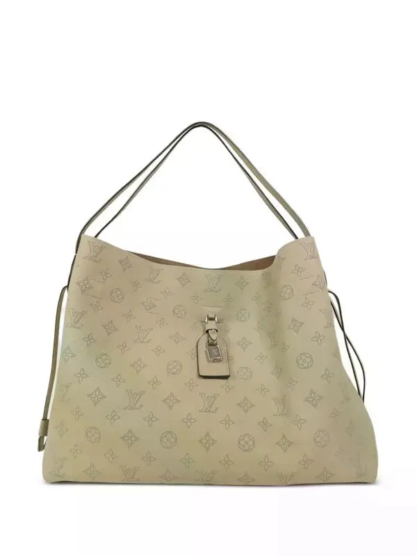 LOUIS VUITTON Monogram Mahina Tote Bag - Neutrals
