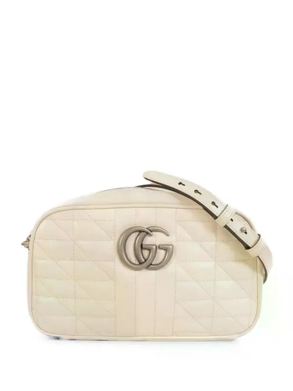Gucci Gg Marmont Shoulder Bag - Neutrals