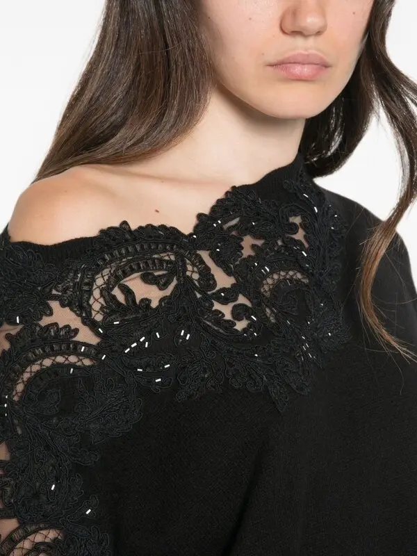 Ermanno Scervino Cashmere Crewneck Sweater