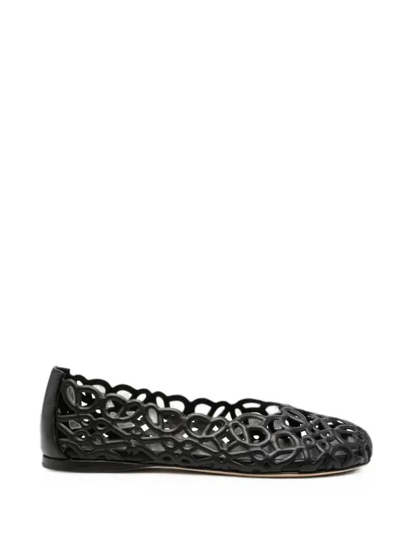 Loewe Petal Anagram Ballet Flats