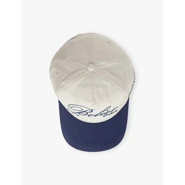 BELIER Two Tone Studio Logo-embroidered Cotton Cap