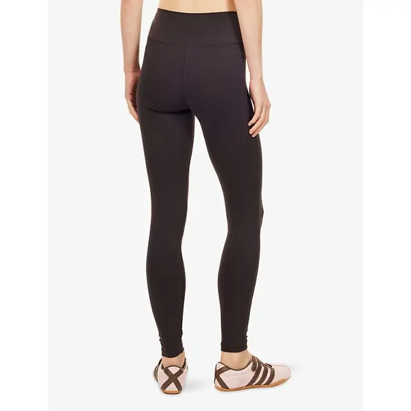 SPORTY & RICH Serif-logo Workout Leggings