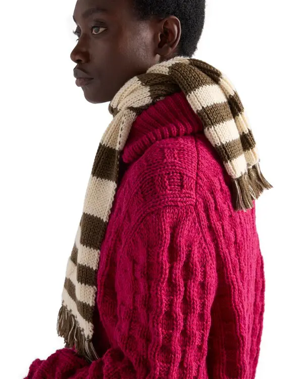 Prada Alpaca Wool Scarf