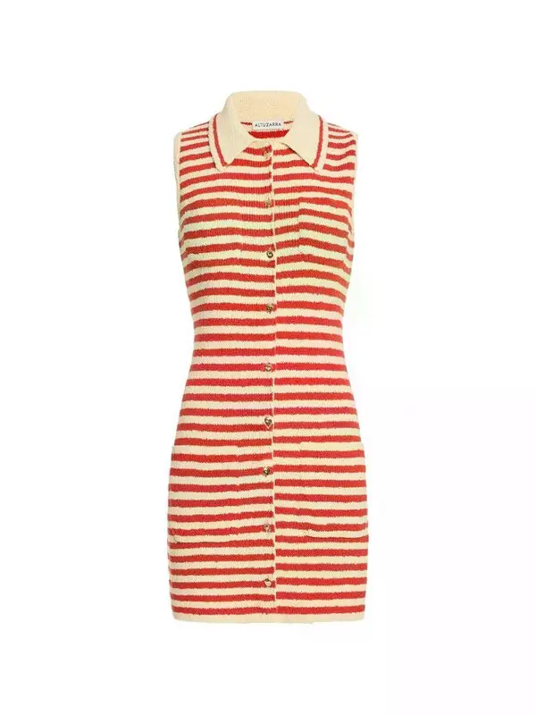 Altuzarra Mamie Striped Mini Dress - Red