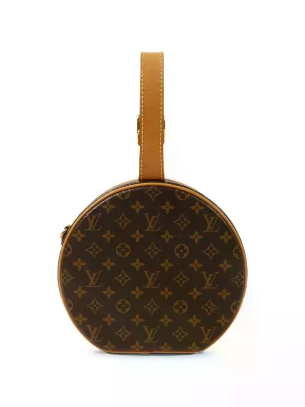 LOUIS VUITTON Petite Boite Chapeau Monogram Clutch Bag - Brown