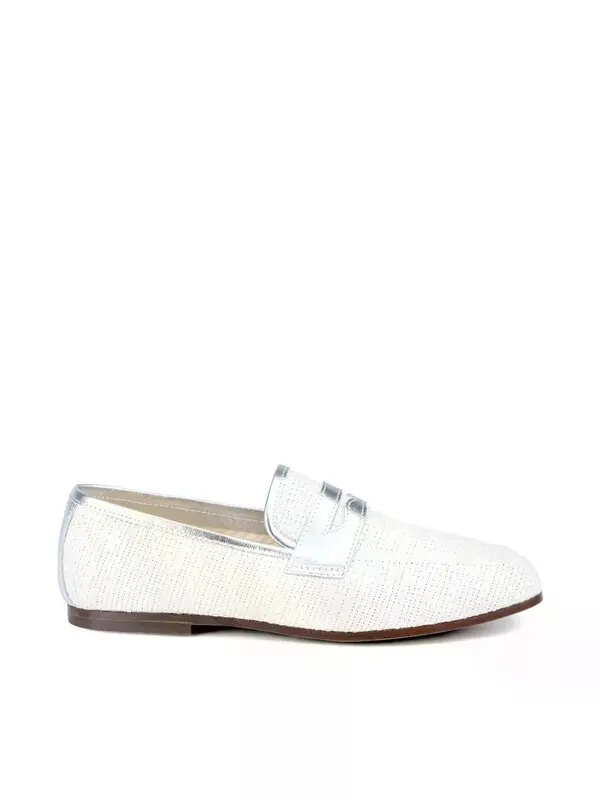 SOPHIQUE Essenziale Penny Loafers - White