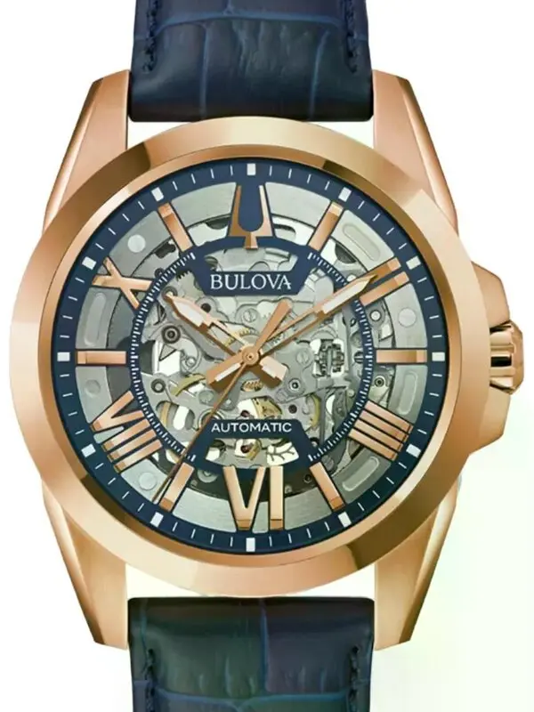 Bulova Sutton Skeleton-dial 42mm Watch