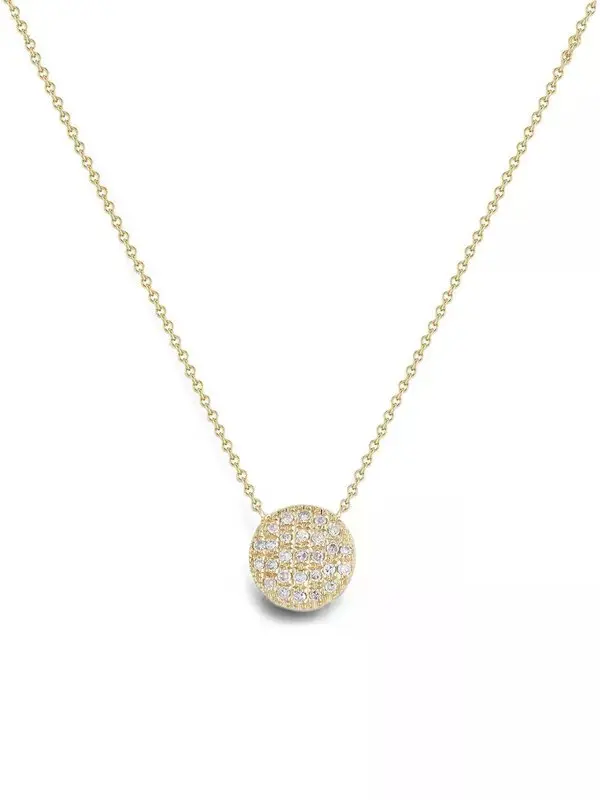 DANA REBECCA DESIGNS Lauren Joy Diamond Disc Necklace - Gold