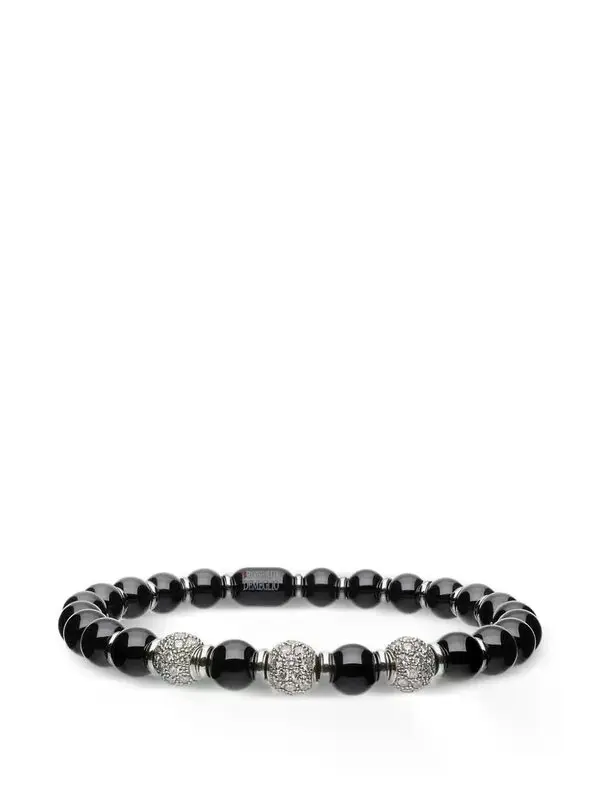 Roberto Demeglio Sfera Diamond-embellishment Bracelet - Black