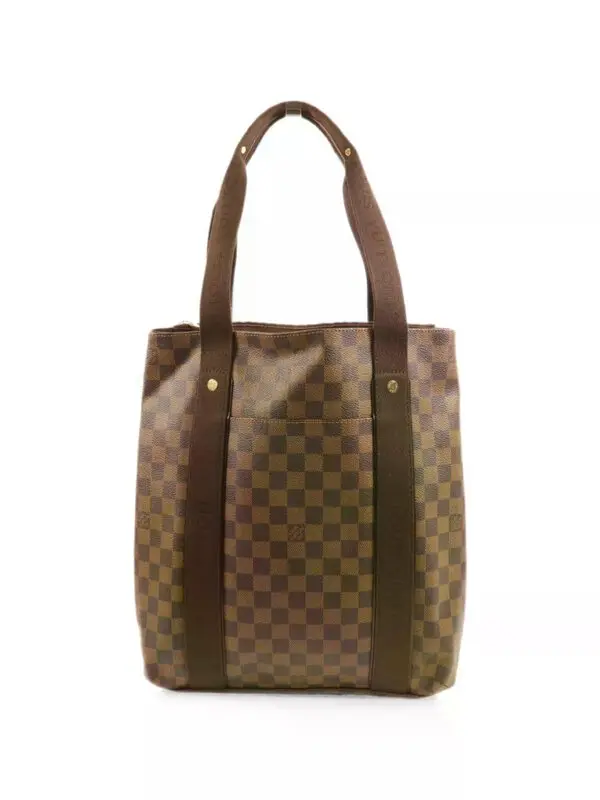 LOUIS VUITTON Beaubourg Damier Ebene Tote Bag