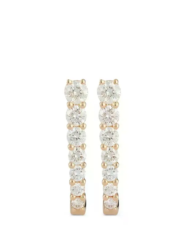 DANA REBECCA DESIGNS Ava Bea Diamond Hoop Earrings - Gold