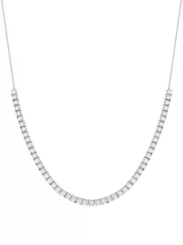 DANA REBECCA DESIGNS Ava Bea Diamond Tennis Necklace - Silver