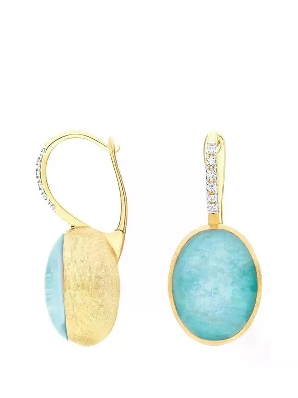 NANIS Ciliegine Amazonite Diamond Earrings