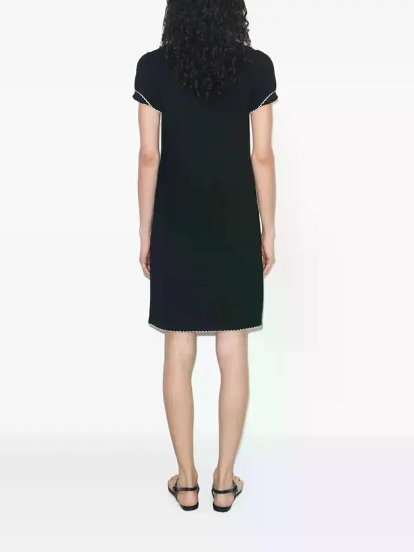 Tory Burch Wool Scalloped Polo Dress