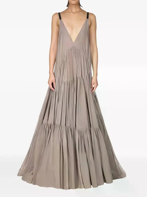 TEMILY Tiered Sleeveless Maxi Dress