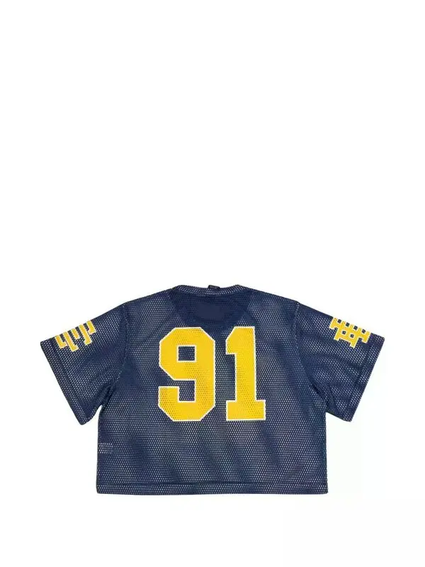 ERIC EMANUEL Cropped Logo Print T-shirt