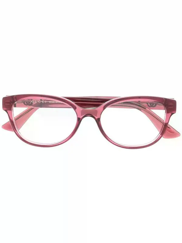 Gucci Gg1115o Oval Glasses - Pink