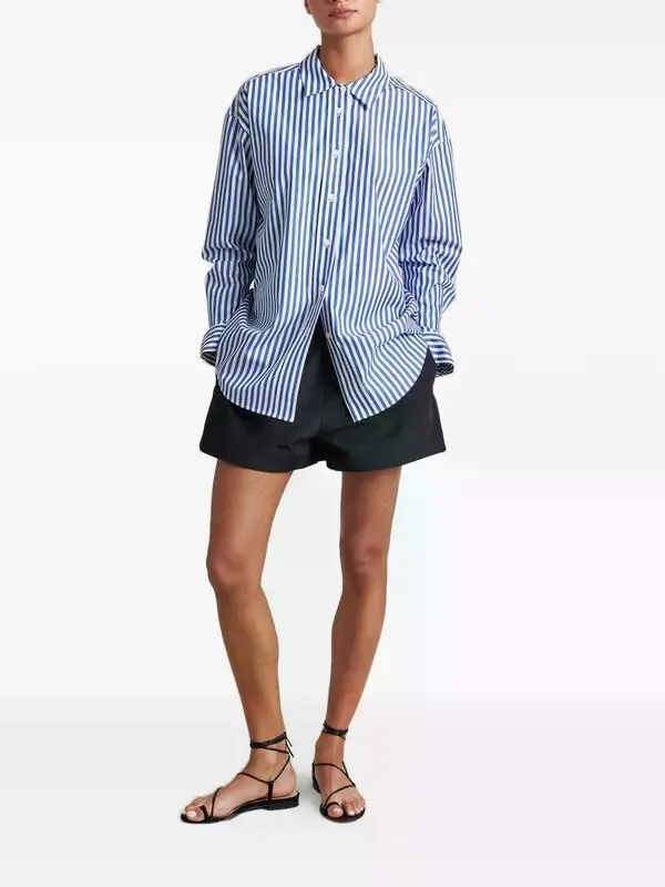 LA LIGNE Shelby Striped-pattern Shirt